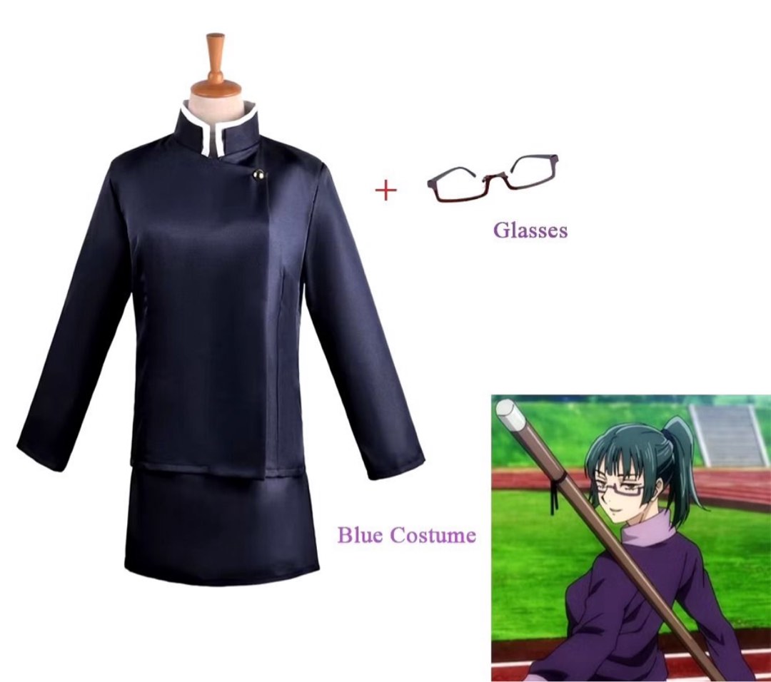 Maki Zenin Cosplay Jujutsu Kaisen Anime JJK, Women's Fashion, Dresses ...