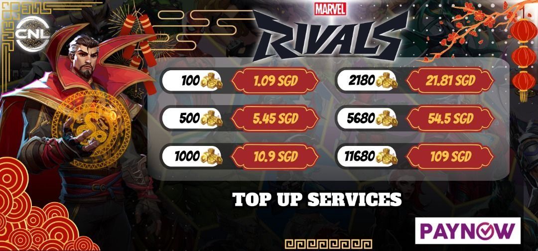 Marvel Rivals TOP UP Lattices | ACCOUNT ranked | UID Only Needed ...