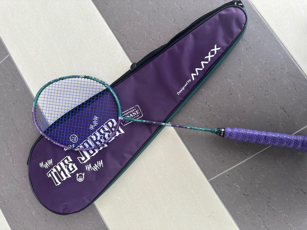 Maxx Joker limited edition badminton racket, Sports Equipment, Sports ...