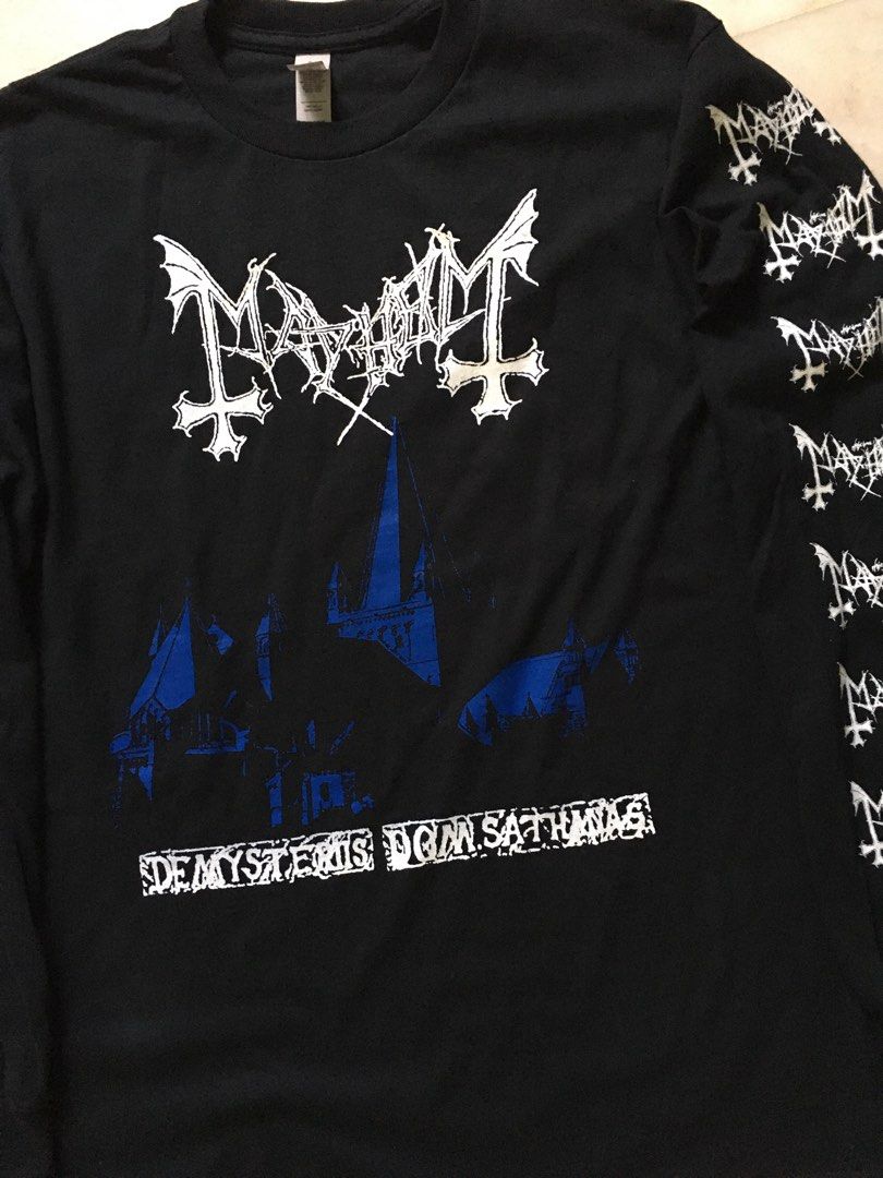 MAYHEM DE MYSTERIIS LS Shirt Morbid Nargaroth Burzum Emperor Archgoat ...