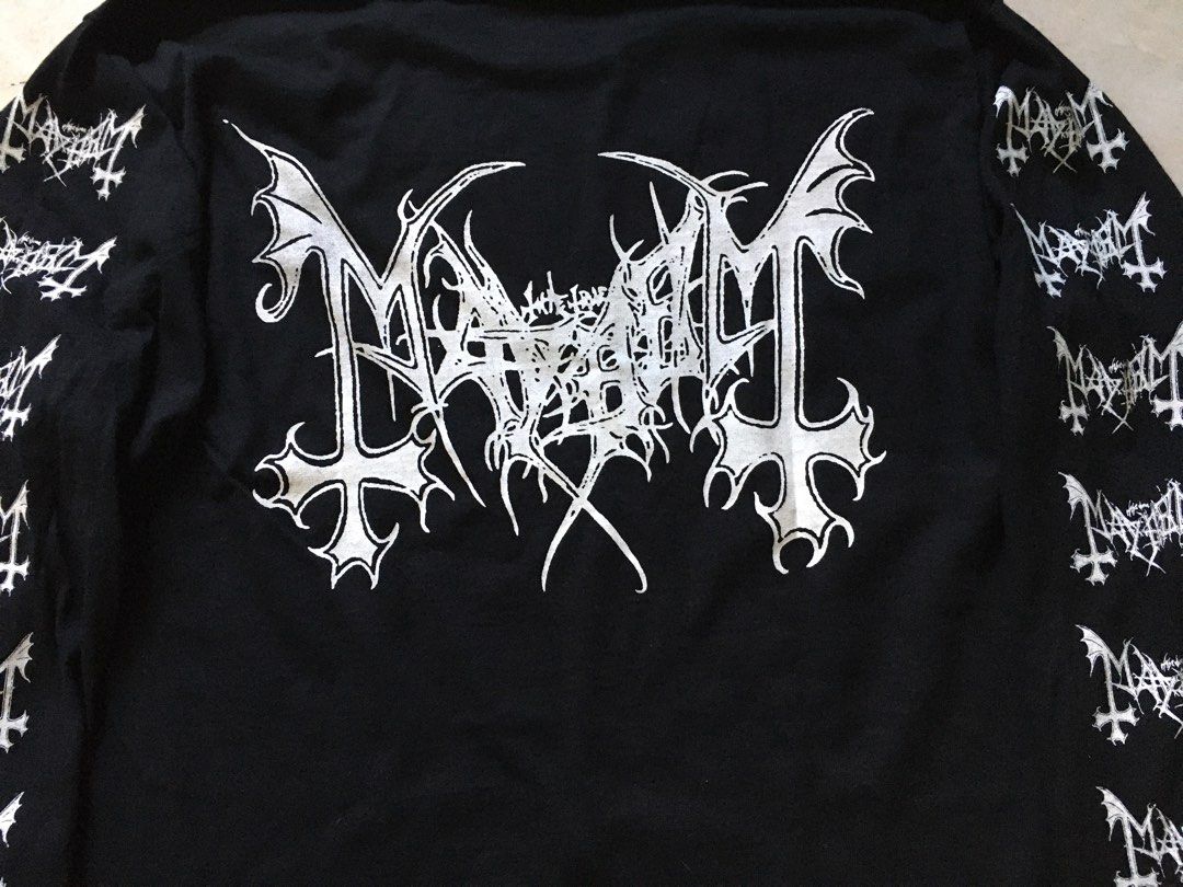 MAYHEM DE MYSTERIIS LS Shirt Morbid Nargaroth Burzum Emperor Archgoat ...