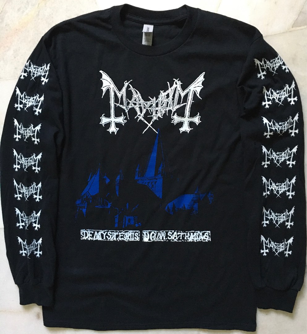 MAYHEM DE MYSTERIIS LS Shirt Morbid Nargaroth Burzum Emperor Archgoat ...