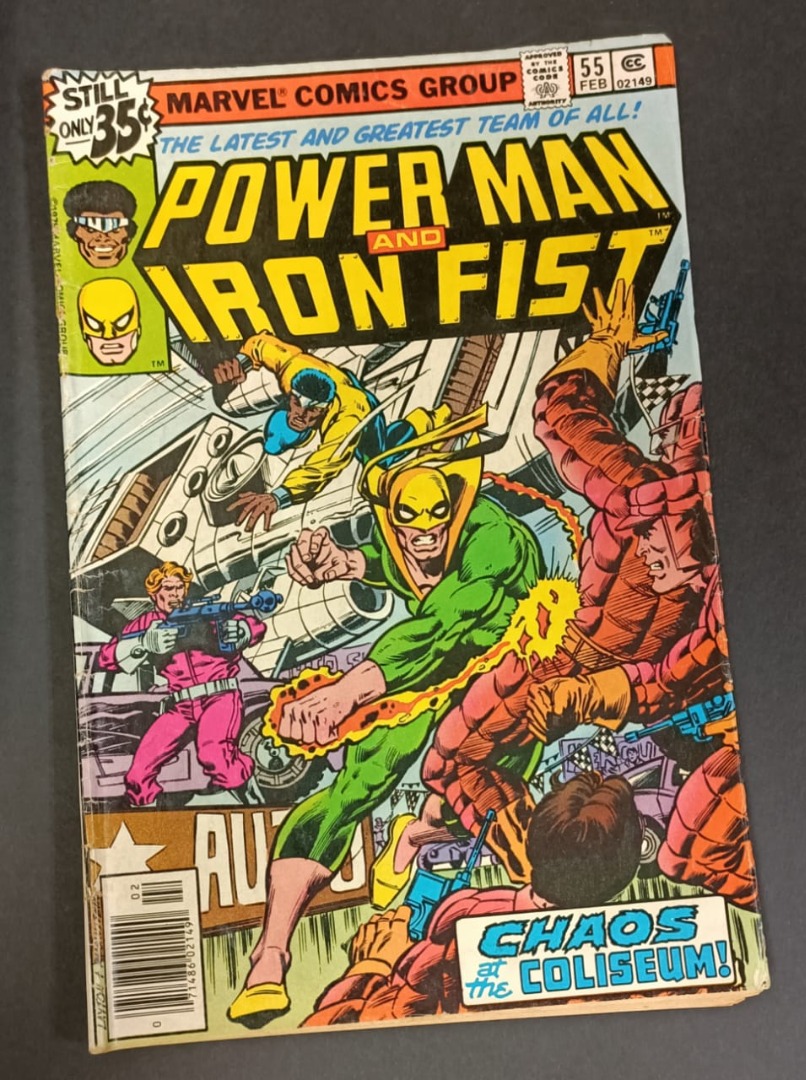 Mazuma *CO298 Vintage Marvel Comic Power Man & Iron Fist #55 FEB 1979, Hobbies & Toys, Books ...