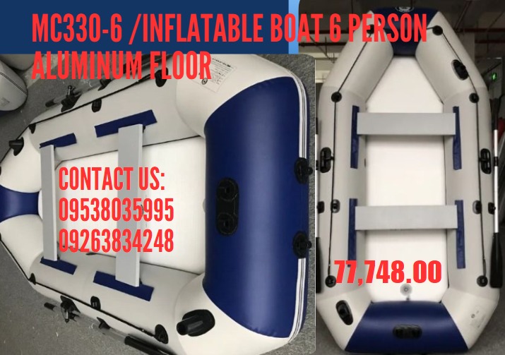 MC330-6 /Inflatable Boat 6 Person Aluminum Floor, Everything Else ...