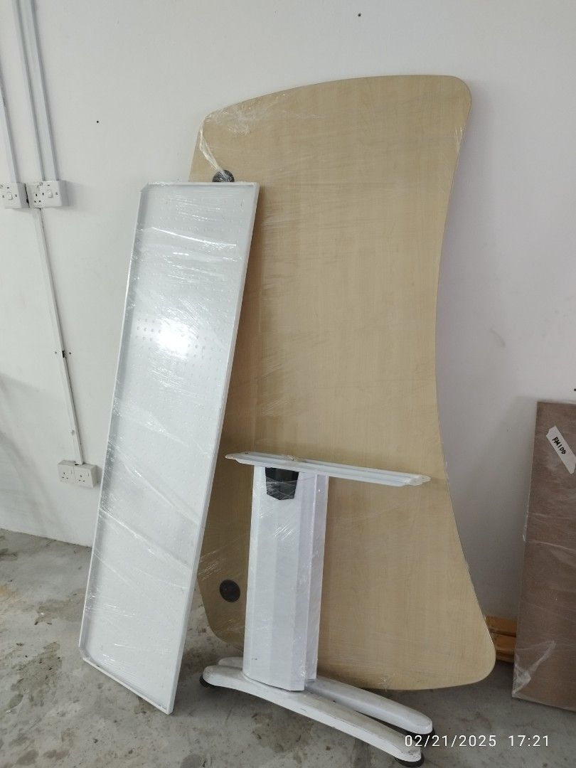 MEJA office Kaki Besi, Furniture & Home Living, Furniture, Tables ...