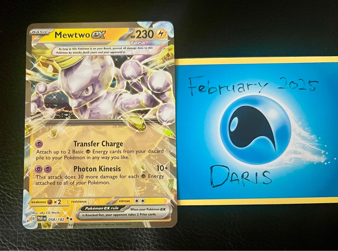 Mewtwo ex - 058/182 - Ultra Rare, Hobbies & Toys, Toys & Games on Carousell