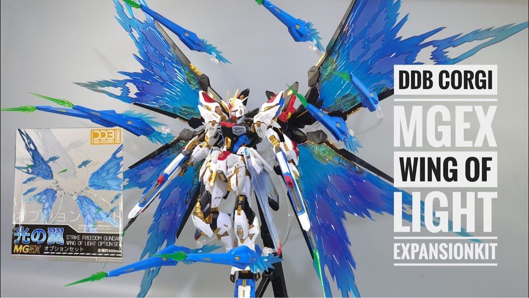MGEX DDB Corgi Wing of Light Effects for Strike Freedom Gundam, Hobbies & Toys, Toys & Games on ...