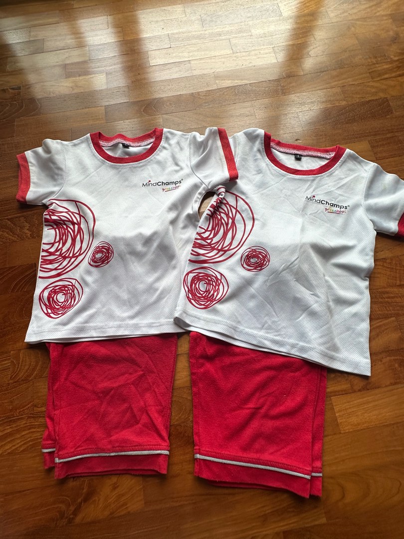 Mindchamps Preschool PE Uniform Set in S size, Babies & Kids, Babies ...