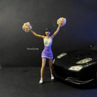 Miniature Diorama Diecast Mini Action Figure 1/24 Cheerleader 1, Toys ...