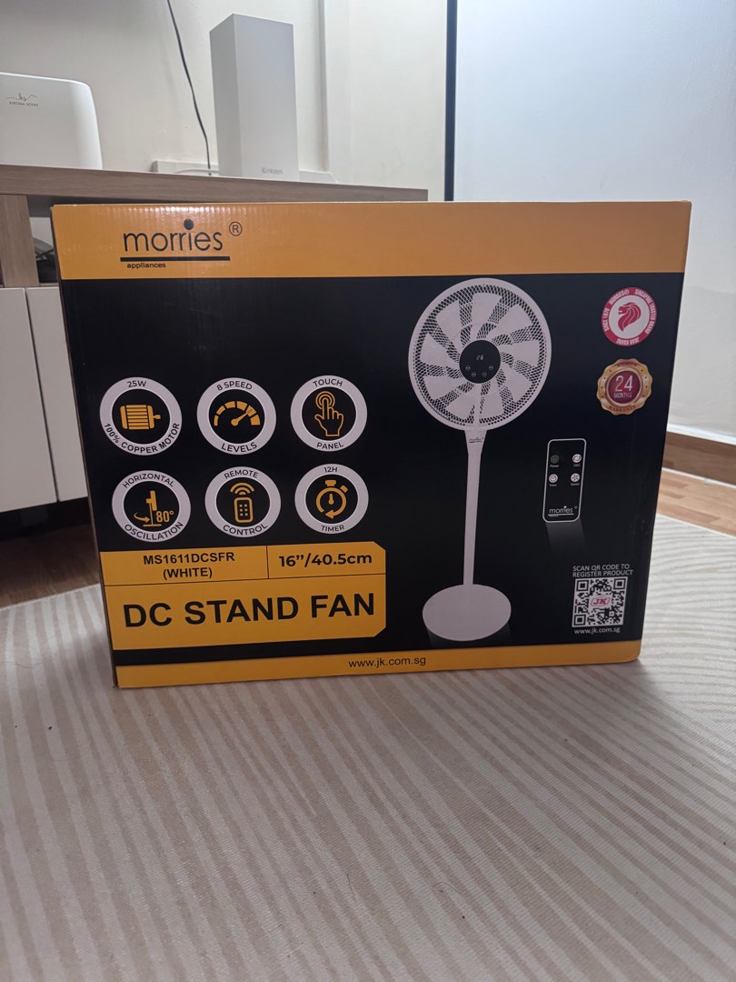 (Standing fan) Morris 16'' DC Stand Fan, Furniture & Home Living ...