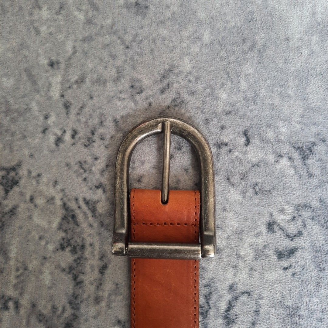 Moussy japan cowboy design leather belt - 28 to 34, Men's Fashion ...