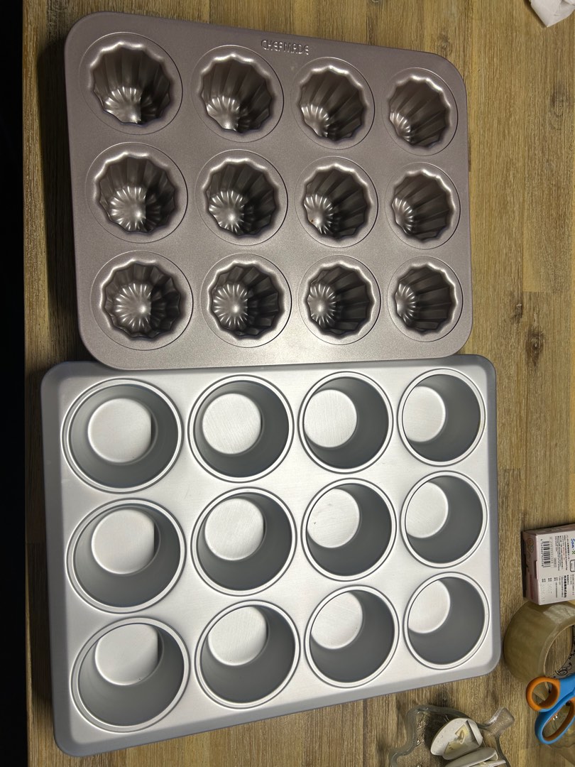 Muffin and canele Baking tray, Furniture & Home Living, Kitchenware ...