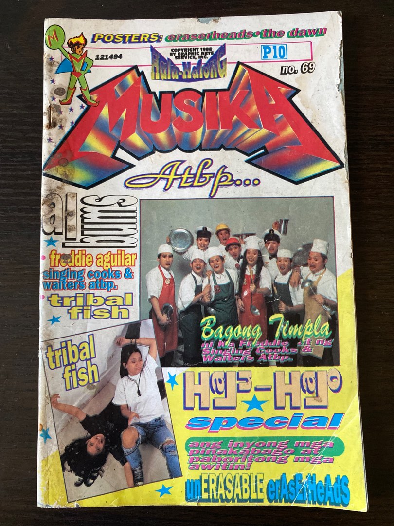 Musika Songhits with Eraserheads Poster, Hobbies & Toys, Books ...