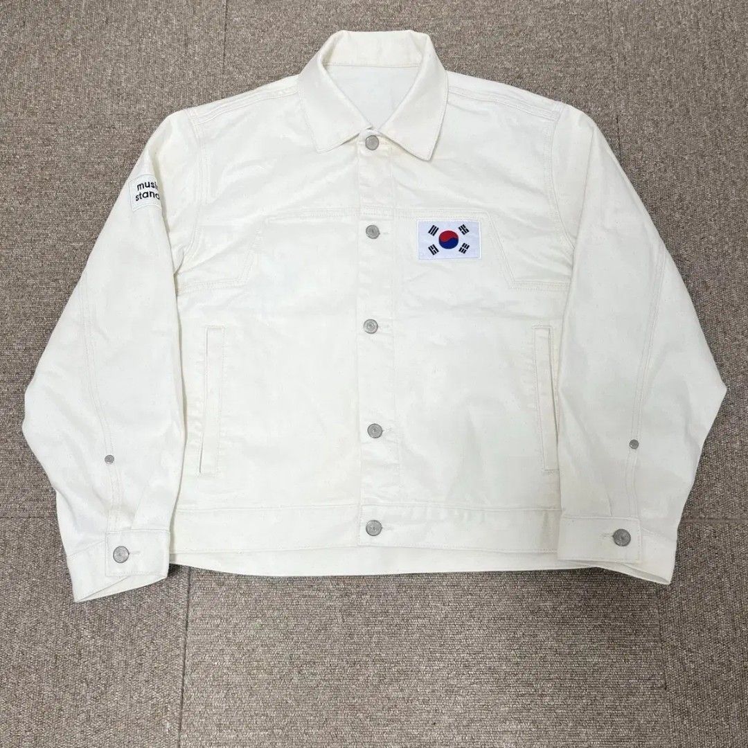 Musinsa standard x team korea denim jacket jeans jaket not lafudge ...