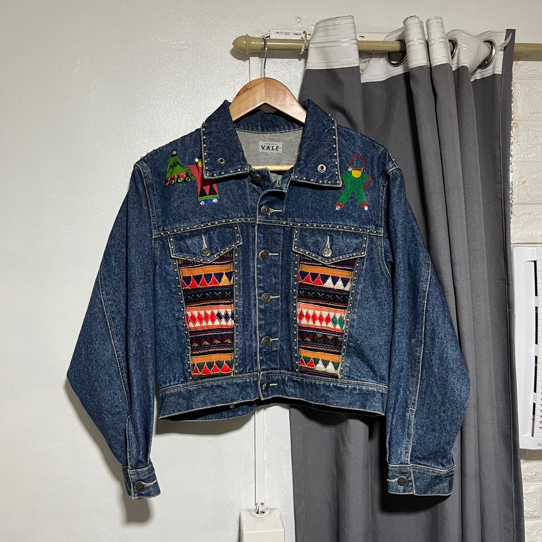 Native American Denim Jacket, Women's Fashion, Coats, Jackets and ...
