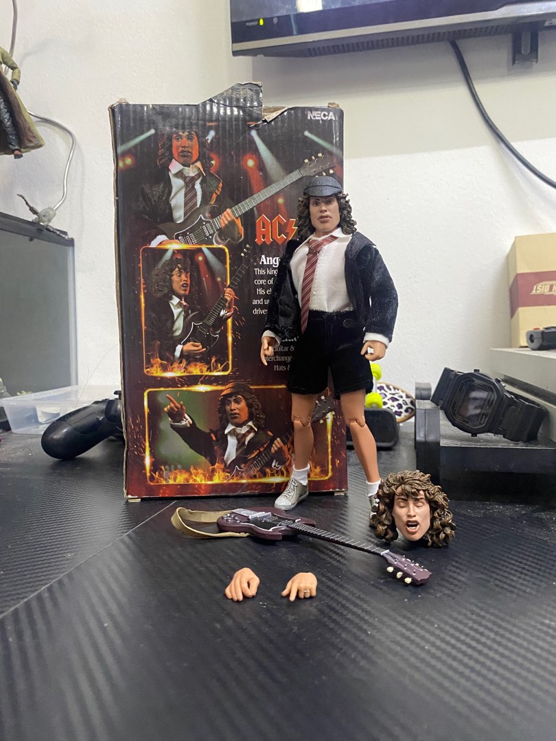 Neca ACDC Angus Young, Hobbies & Toys, Toys & Games on Carousell