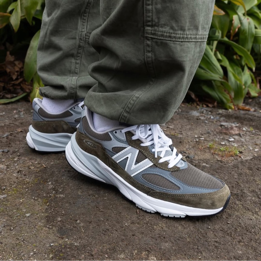 New Balance 990 v6 Olive Green, Men's Fashion, Footwear, Sneakers on ...