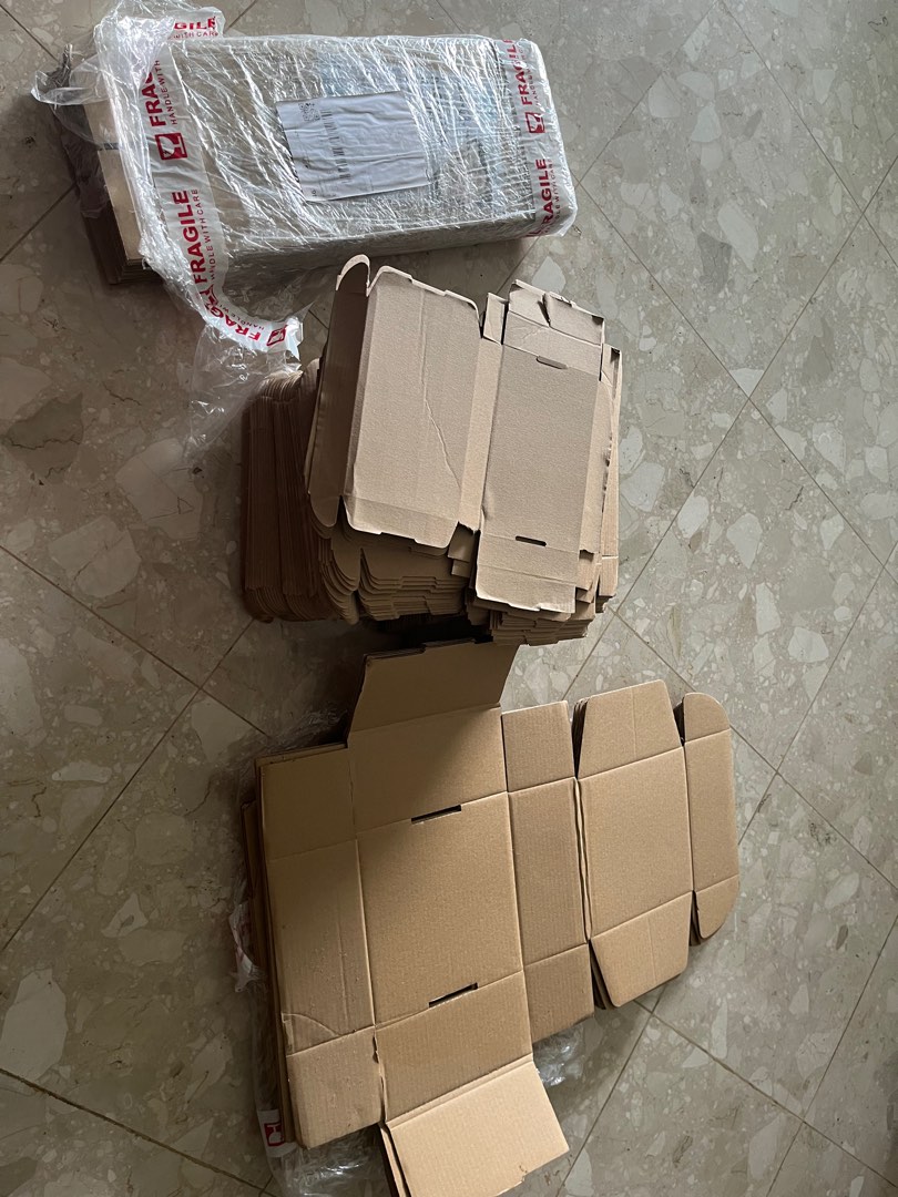 New Cardboard boxes for packaging, Hobbies & Toys, Stationery & Craft ...