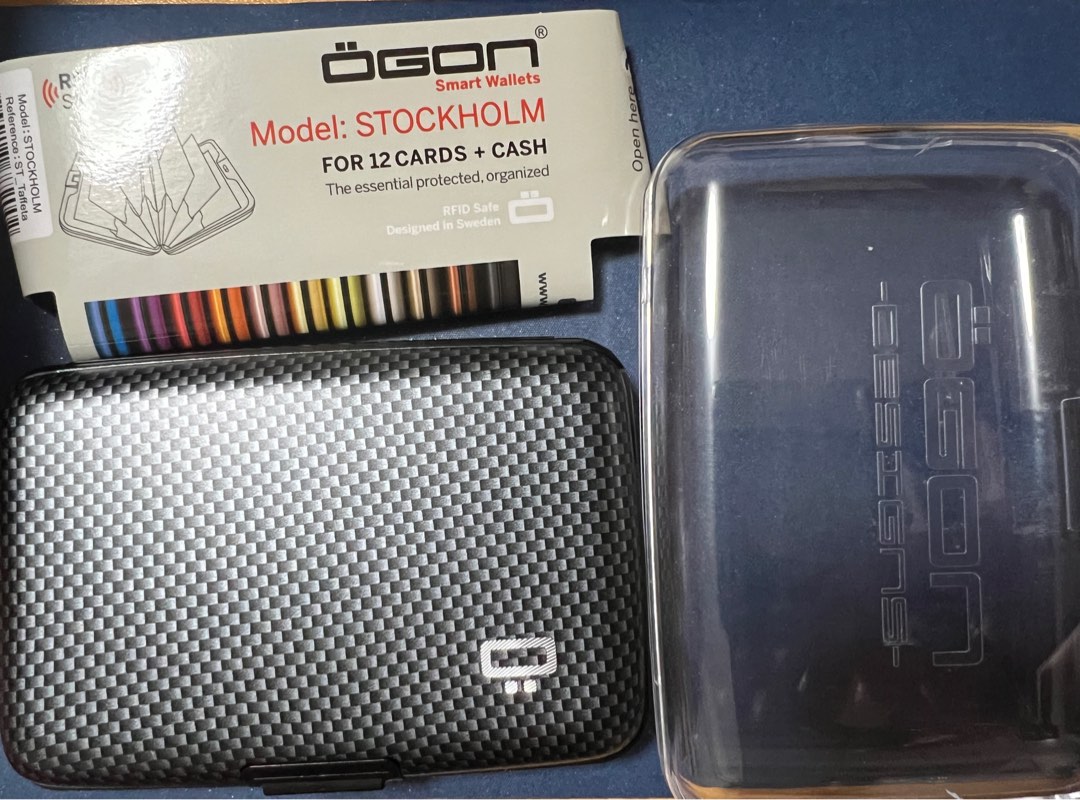 Ogon RFID Safe Smart wallet, Luxury, Bags & Wallets on Carousell