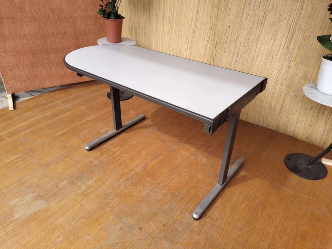 OKAMURA D-shaped Conference Table, Furniture & Home Living, Furniture ...