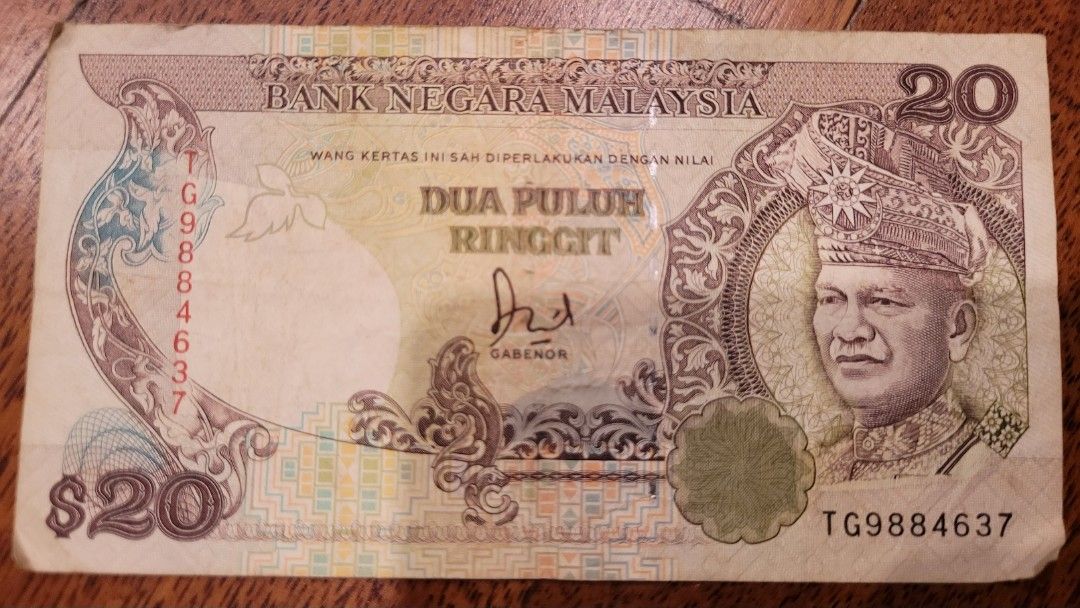 Old Malaysia RM20 Note, Hobbies & Toys, Collectibles & Memorabilia ...