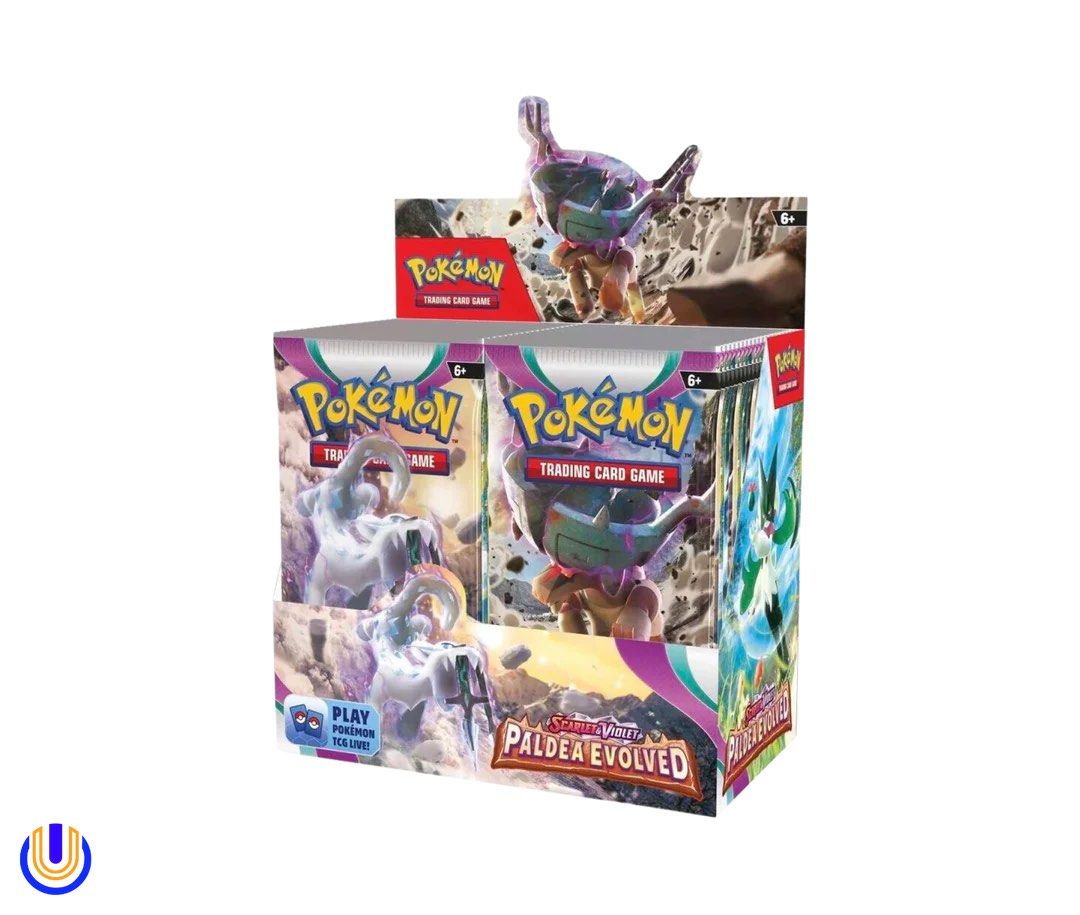 Paldea Evolved Booster Box Pokemon Card TCG pikachu charizard gengar ...