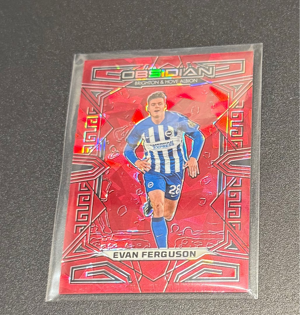 Panini Soccer Even Ferguson Obsidian /30, Hobbies & Toys, Toys & Games ...