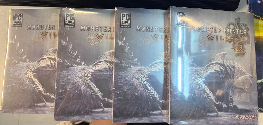 [PC] 魔物獵人 荒野 鐵盒版 Monster Hunter Wilds Mon Hunt steam, 電子遊戲, 電子遊戲, 其他 ...