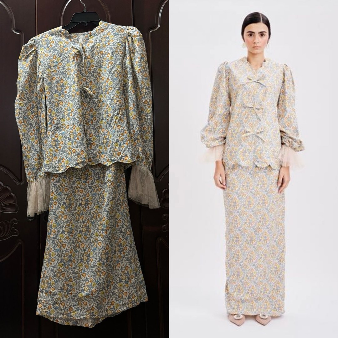 PETRA Carissa Tulle Scallop Kurung, Women's Fashion, Muslimah Fashion, Baju Kurung & sets on ...