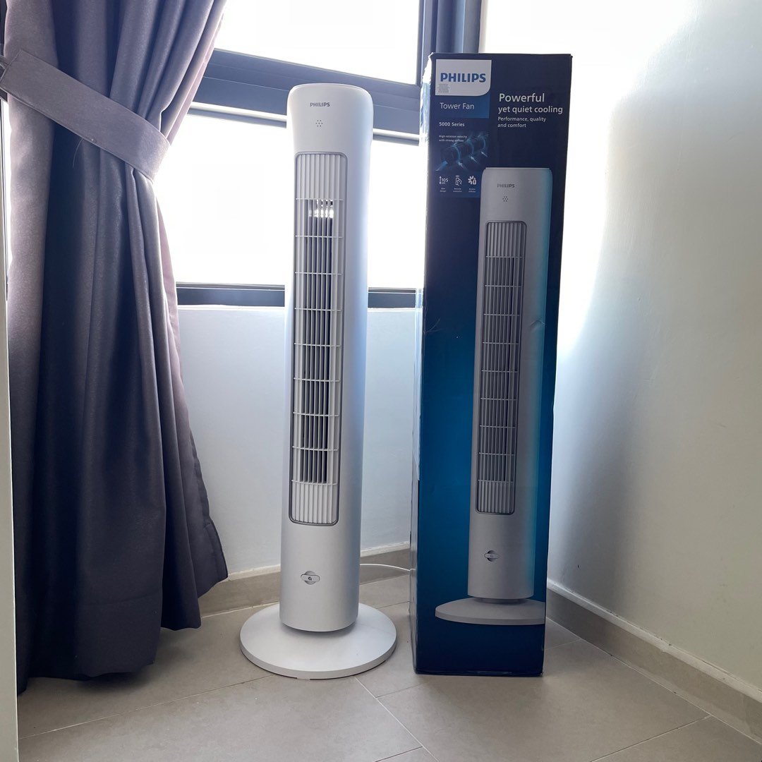 PHILIPS Tower Fan 5000 Series CX5535, TV & Home Appliances, Air ...