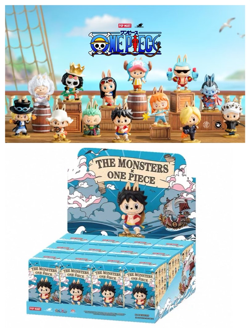 [PO] Pop Mart The Monsters x One Piece Labubu popmart monster, Hobbies ...