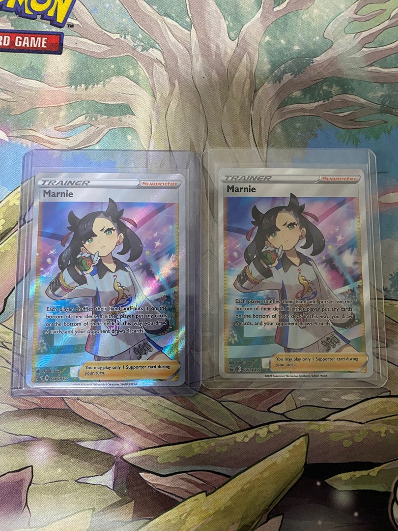 Pokemon Marnie Trainer Black Star Promo, Hobbies & Toys, Toys & Games ...