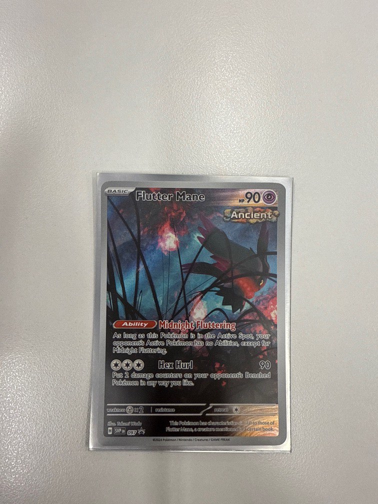 Pokemon Promo - Flutter Mane, Hobbies & Toys, Toys & Games on Carousell