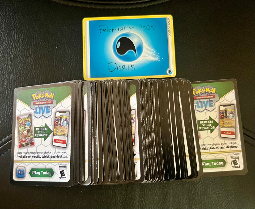 Pokemon TCG live game code card stellar crown, Hobbies & Toys, Toys ...