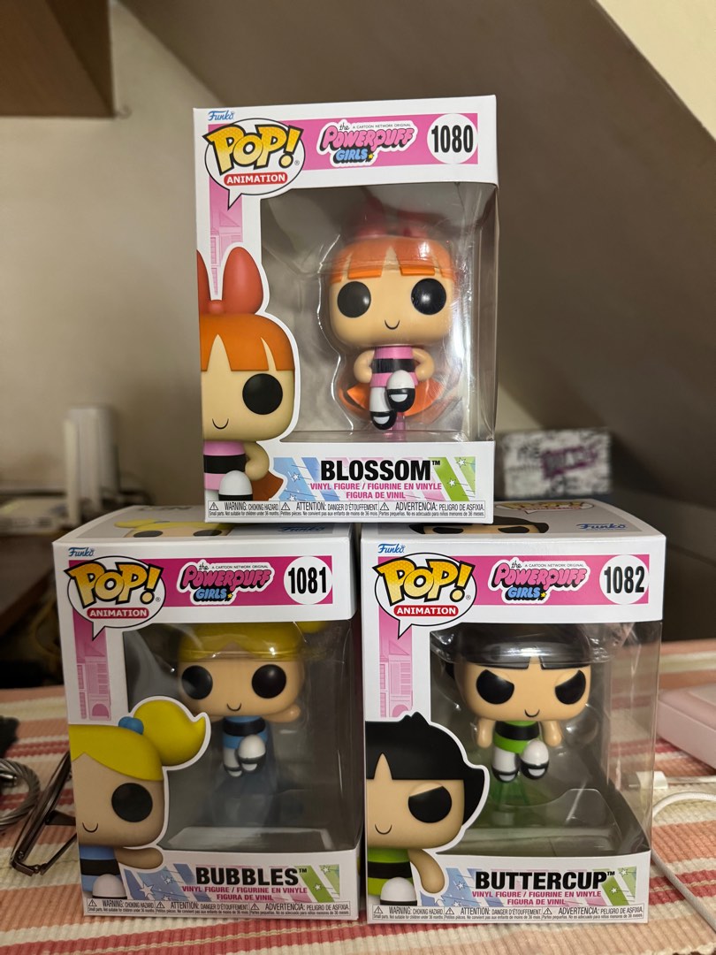 Powerpuff girls funko pop (Sold as set), Hobbies & Toys, Memorabilia ...