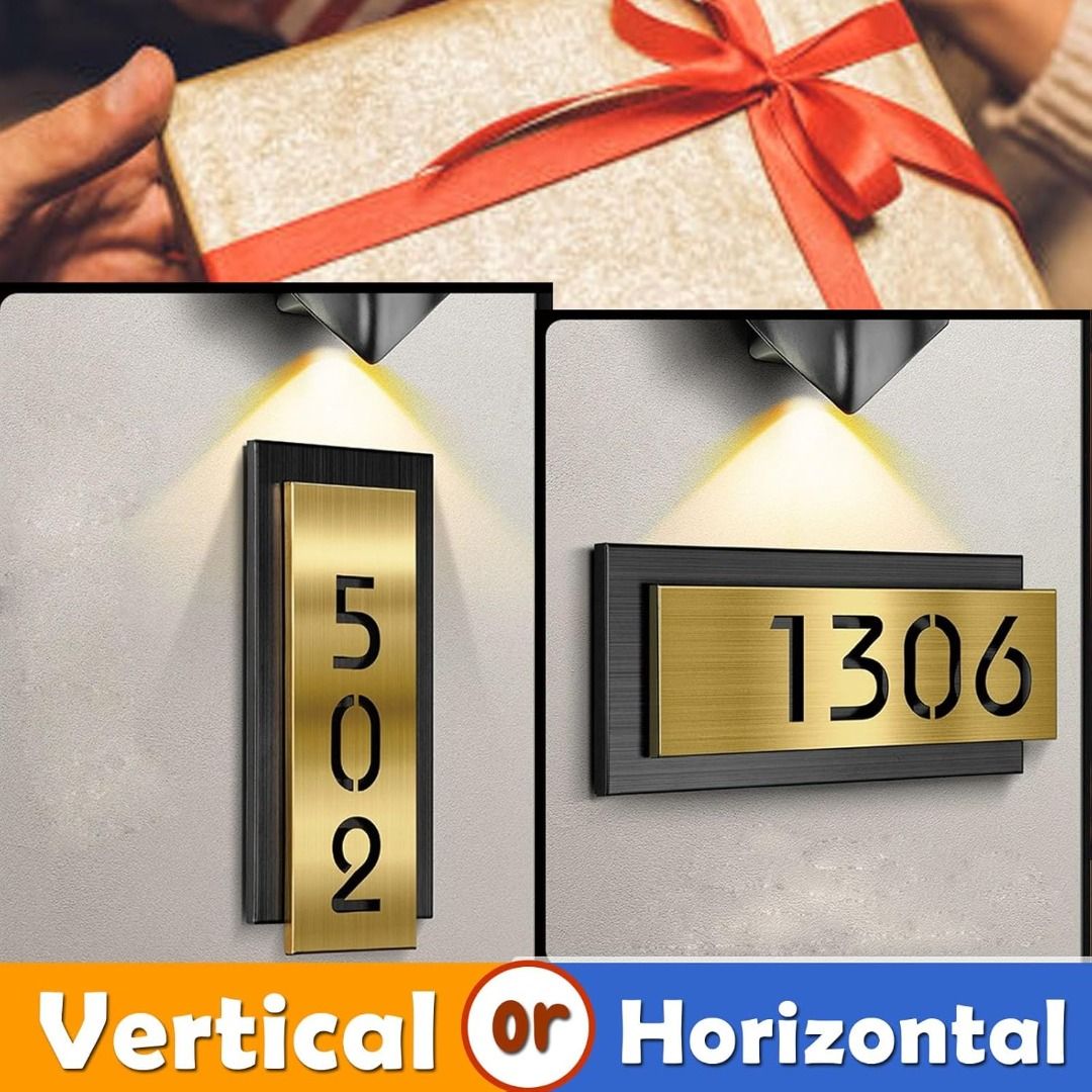 [Pre-Order][FREE Delivery] Personalized Hotel Room Number Plate ...