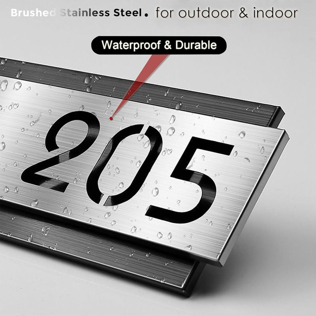 [Pre-Order][FREE Delivery] Personalized Hotel Room Number Plate ...