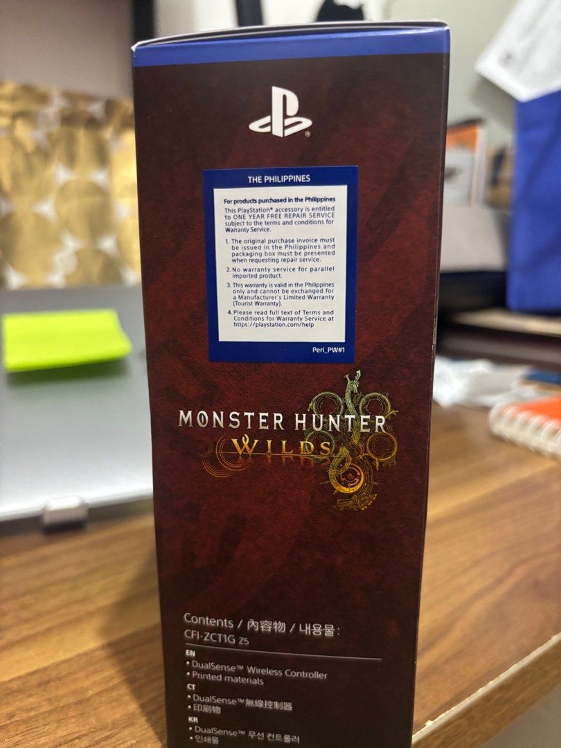 PS5 Monster Hunter Wilds Dualsense Controller Brand New, Video Gaming ...