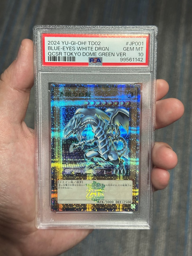 PSA 10 Blue-Eyes White Dragon Tokyo Dome Promo 25th Secret Rare TD02-JP001, Hobbies & Toys, Toys ...