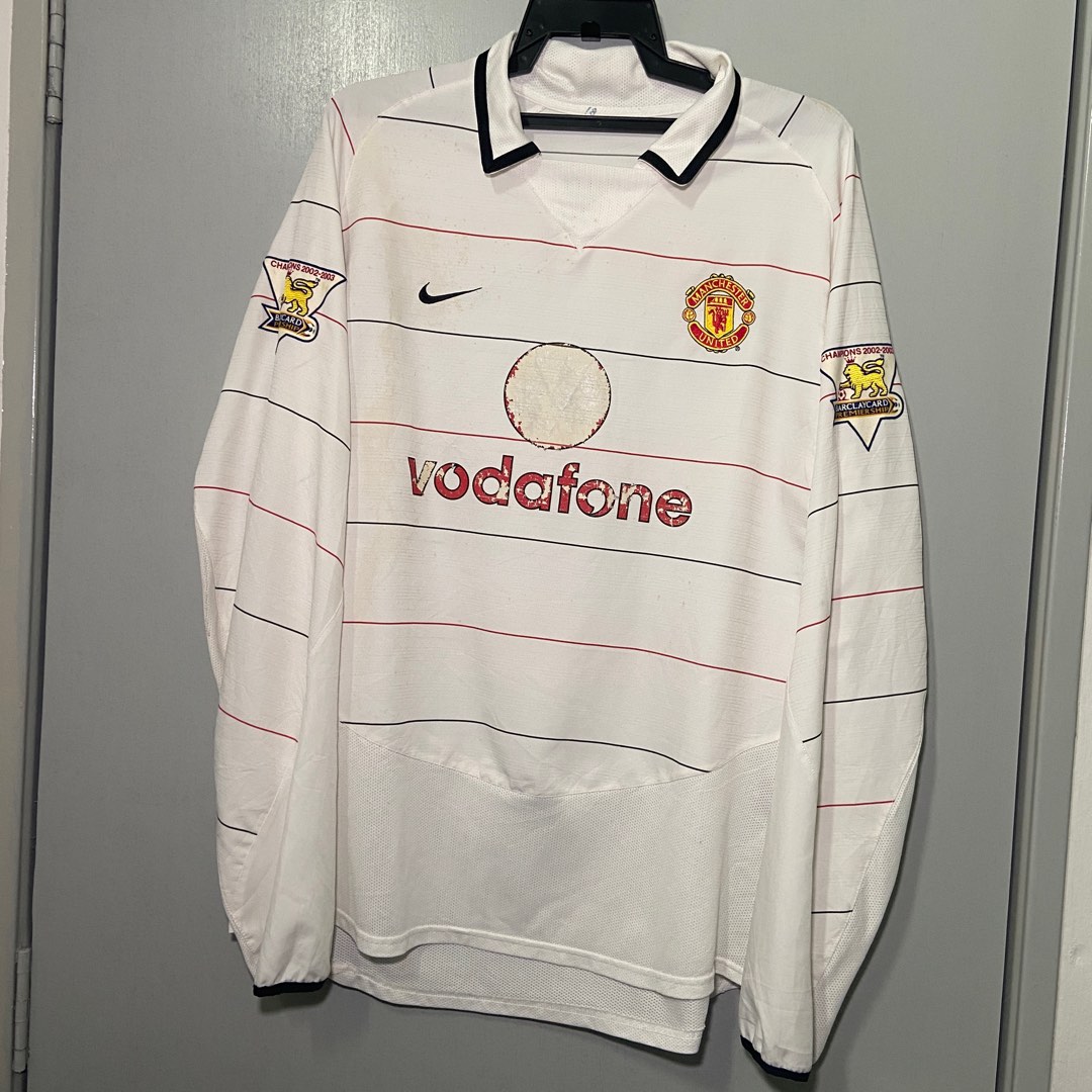 Rare Manchester United Third kit 2003/2004 Long Sleeve with Champion ...
