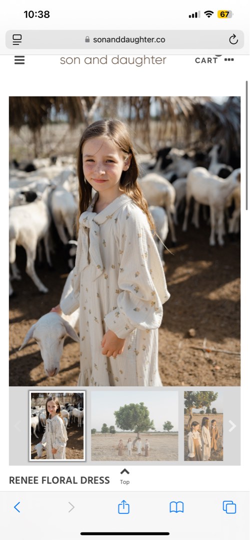 RENEE FLORAL DRESS son and daughter, Babies & Kids, Babies & Kids ...