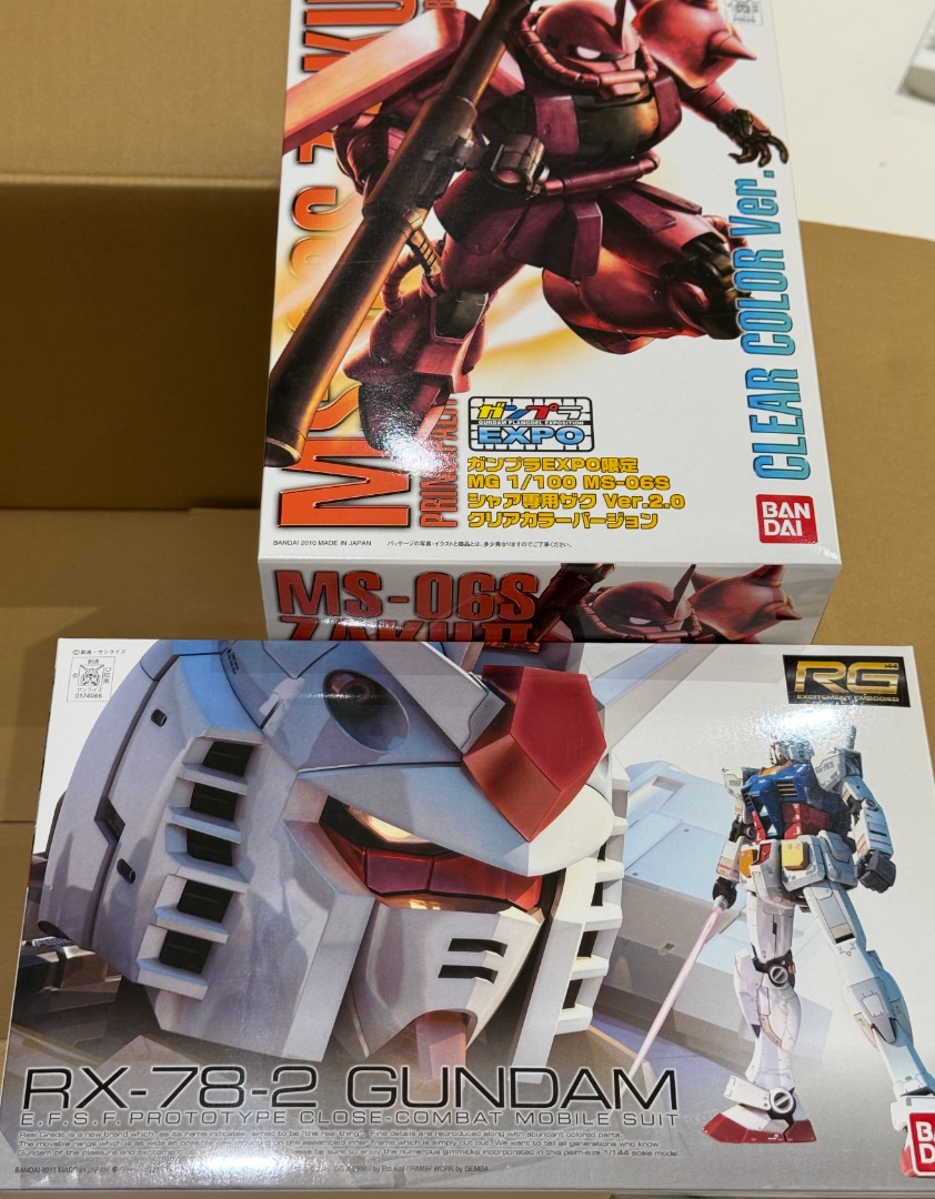 RG RX-78-2 [CLEAR COLOR VER EXPO], Hobbies & Toys, Toys & Games on Carousell
