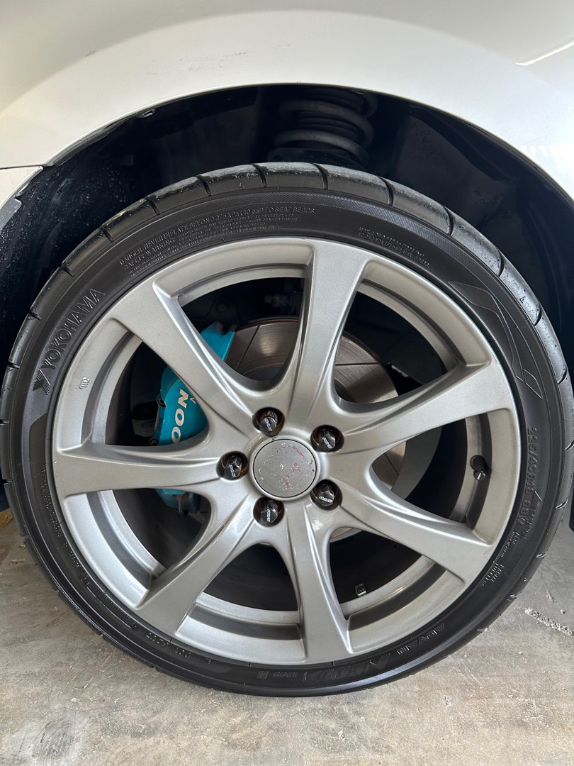 Rim Fd2r grey original, Car Accessories, Tyres & Rims on Carousell