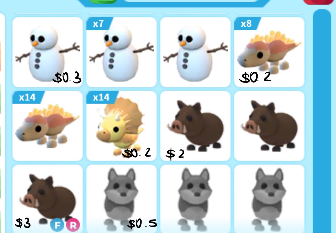 Roblox Adopt Me Uncommon / Common Pets, Video Gaming, Gaming ...