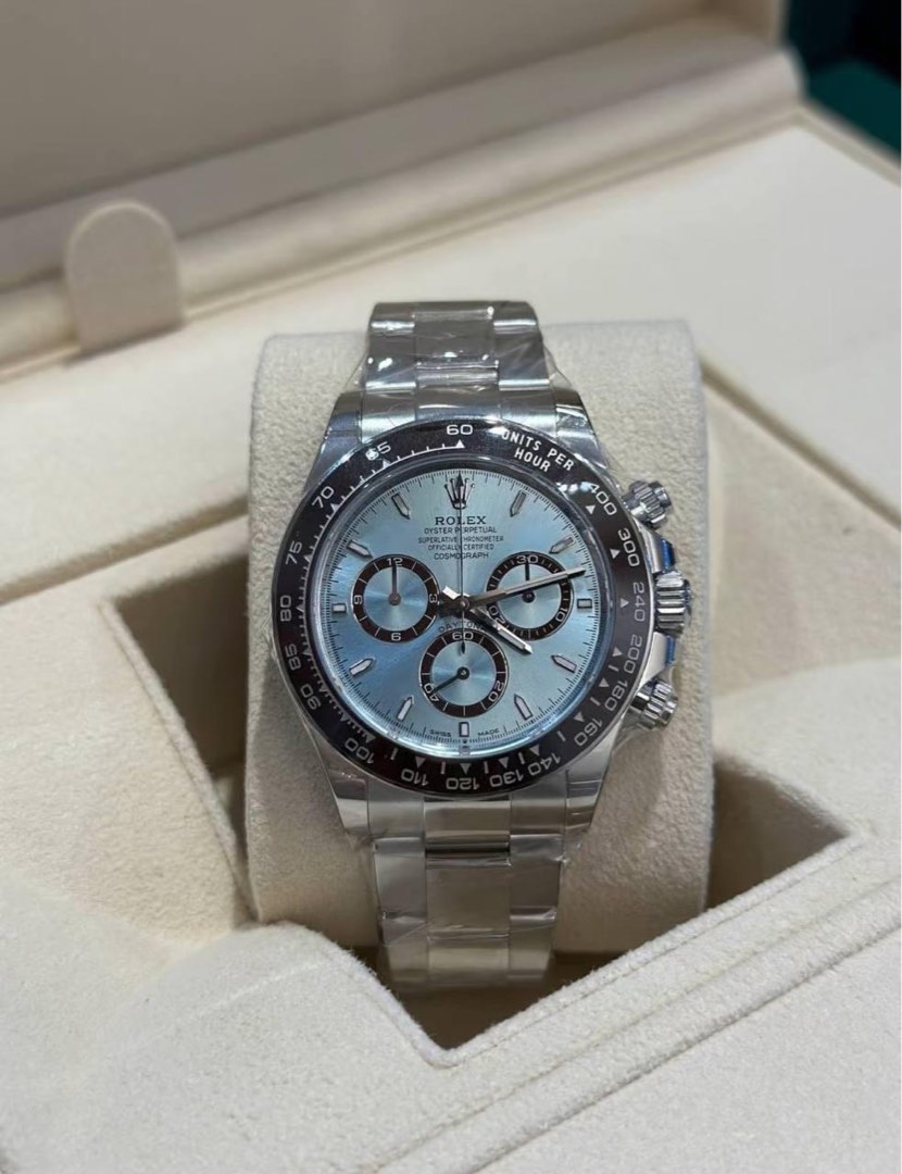 Rolex Daytona 126506 Platinum Case Ice Blue Dial, Luxury, Watches on ...