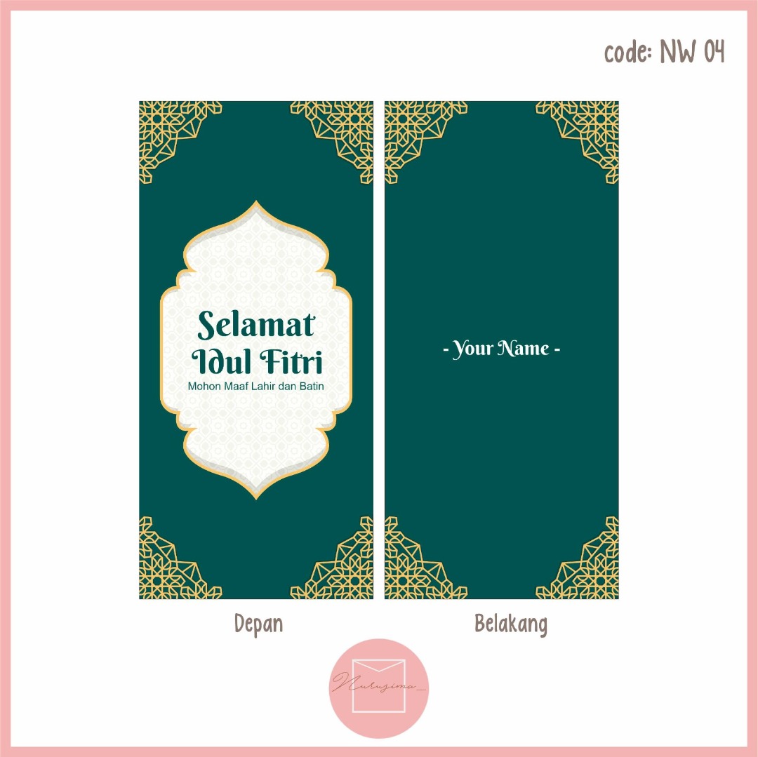SAMPUL DUIT RAYA ORGANIZER GREEN PACKET GREEN ENVELOPE SAMPUL RAYA ...