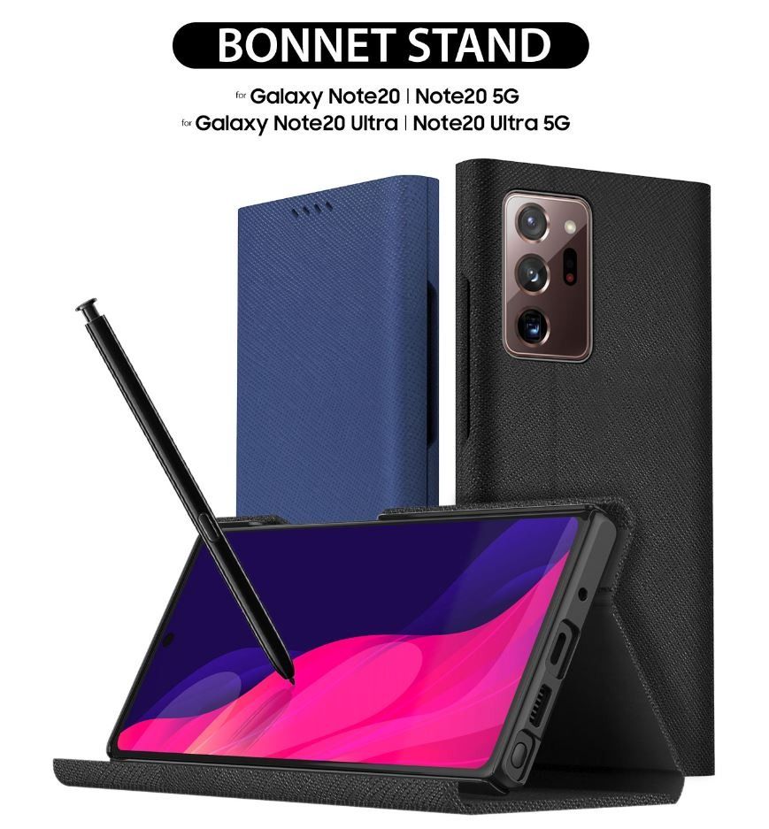 Samsung Galaxy Note 20 Ultra 5G / Note 20 5G - Bonnet Stand Wallet ...
