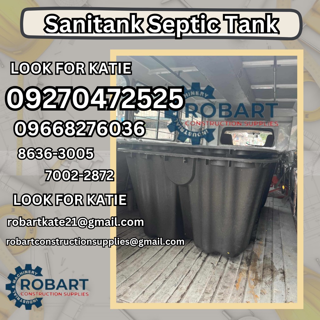 Sanitank Septic Tank, Commercial & Industrial, Construction Tools ...