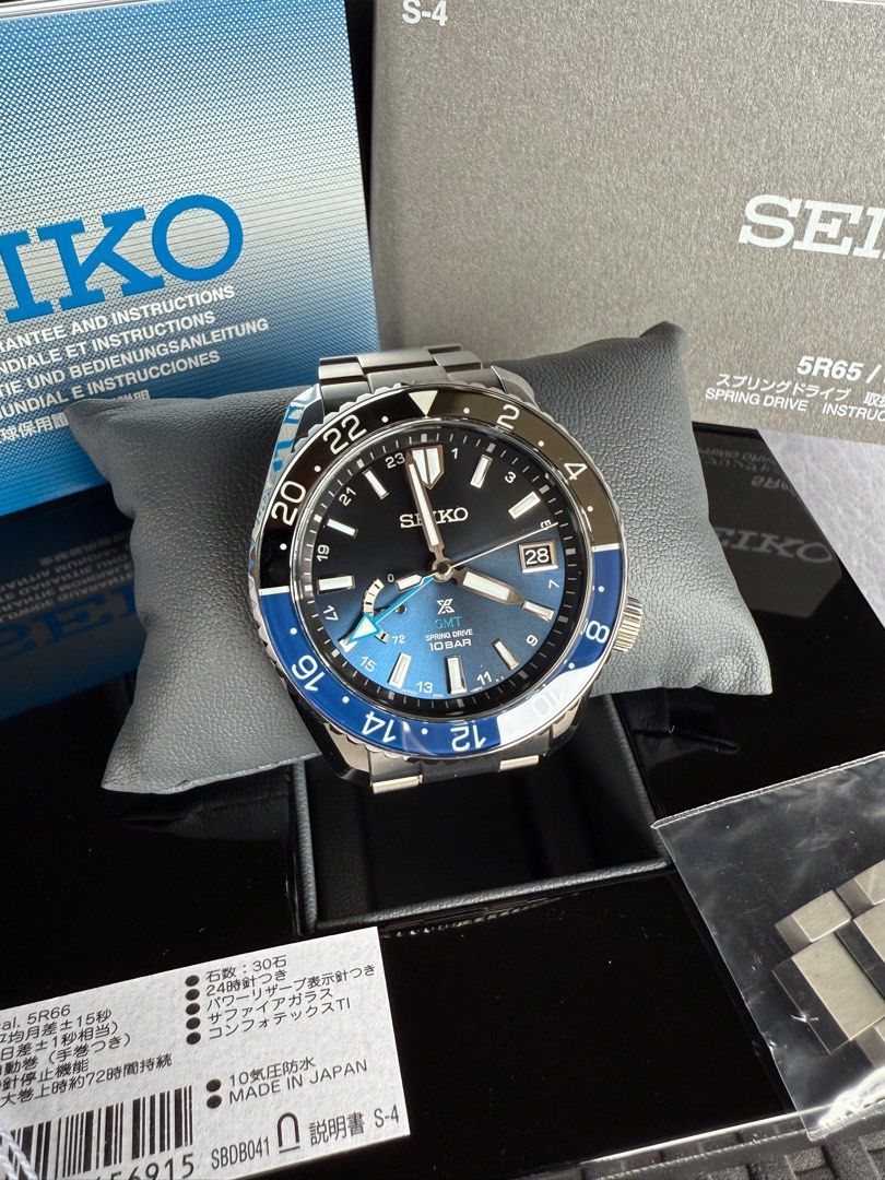 SEIKO PROSPEX LX LINE SPRING DRIVE (SBDB041) Limited, Luxury, Watches ...