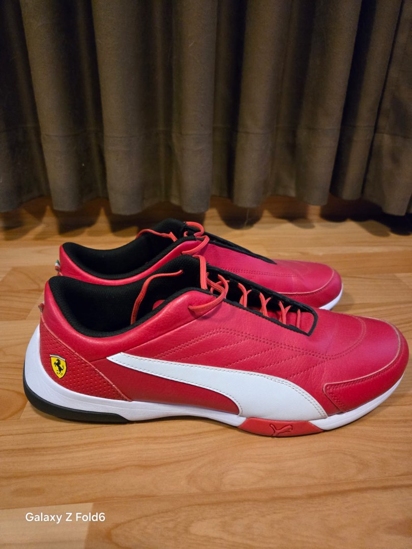 Sepatu Puma Scuderia Ferrari Kart Cat III, Fesyen Pria, Sepatu ...